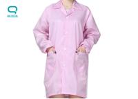China Antistatic ESD Cleanroom Smock Gown Polyester Workwear Uniform for sale