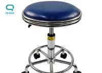 China Esd Chairs Safe Lab Chairs With Wheels Use For Cleanroom PU Material for sale