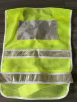 China Heavy Duty Lime Color Reflective Anti Static Safety Vest With Zipper Closure for sale