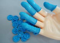 China Class 100 Disposable ESD Latex Finger Cots Protector for sale