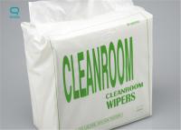 China Sterile Cleanroom Microfiber Wipes Binder Free High Absorbency for sale