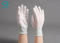 China ESD PU Palm Coated Cleanroom Gloves Anti Static Electronic for sale