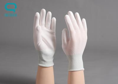 China ESD PU Palm Coated Cleanroom Gloves Anti Static Electronic for sale