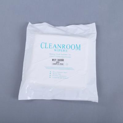 China Eco Friendly Cleanroom Disposable Microfiber Wipes Excellent Chemical Resisting Property for sale