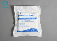 China Low Lint 110gsm Polyester Cellulose Cleanroom Wipes for sale