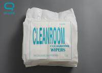 China Highly Absorbent Presaturated Cleanroom Wipes , Lint Free Polyester Wipes For Cleanroom for sale