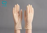 China 100% Natural Latex Material Cleanroom Gloves Micro Textured Surface for sale