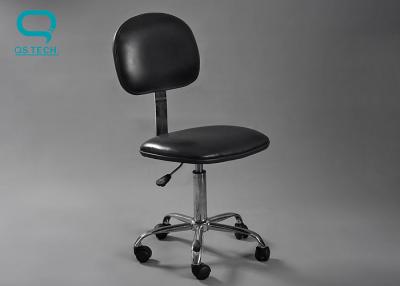 China PU Anti Static Adjustable Clean Room Stools Chairs 440mmX410mm for sale