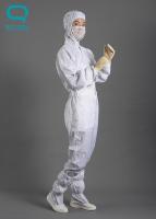 China Disposable Cleanroom Coverall Anti Static Workwear Clothing for sale