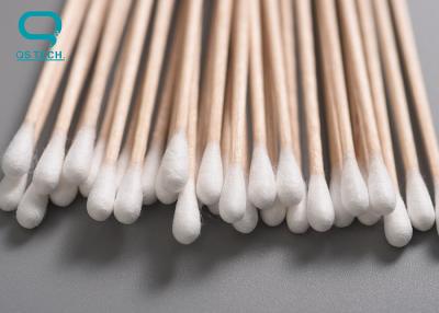 China Industrial Grade Cotton Cleaning Swabs With Inherently Polymer Handle for sale