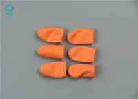 China Cleanroom Latex Finger Protectors  Powder Free Finger Cots S M L Size for sale