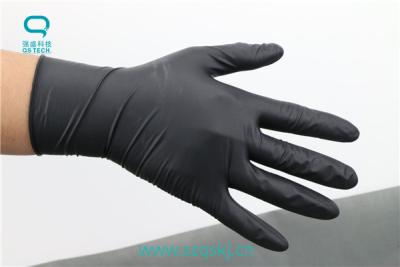 China Oil Resistant Stretchable Nitrile Disposable Gloves Use For Food Processing for sale