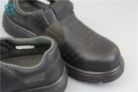 China Industrial ESD Safety Shoes with Steel Toe Mens , Black Color for sale