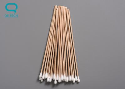 China Thermally Bonded Foam Head Cotton Cleaning Swabs High Solvent Capacity for sale