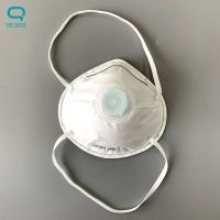China 4 Layers Half Respirator Mask , Disposable Face Mask With Exhalation Valve for sale