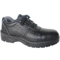 China Safety Leather Material ESD Cleanroom Shoes With Steel Toe Electrical Hazard for sale