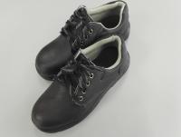 China Dustproof Work Safety Boots With Steel Toe PU Outsole Breathable Lining Black for sale