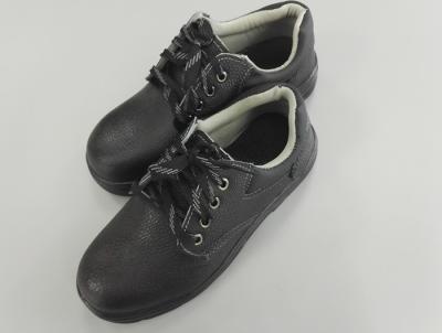 China Dustproof Work Safety Boots With Steel Toe PU Outsole Breathable Lining Black for sale
