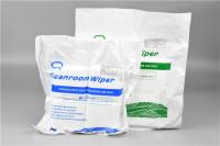 China Lint Free Laser Cutting 100% Polyester Cleanroom Wipes For Electronics Industry for sale