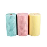 China Eco Friendly Clean Room Wipes Home Kitchen Wave Pattern Cleaning Blue Color for sale