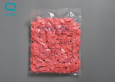 China Pink Cleanroom Finger Cots For Preventing Tip Discharge For Cleanroom Use for sale