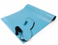 China ESD Clean Room Accessories Anti Static Rubber Workbench Mat Textured for sale