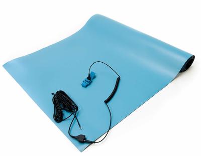 China ESD Clean Room Accessories Anti Static Rubber Workbench Mat Textured for sale
