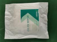 China Non Steriled Cleanroom 6X6 Inch Microfiber Wiper 100pcs / Pack for sale