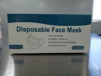China PP Non Woven Cloth 35g / ㎡ Disposable Face Mask for sale