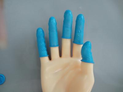 China Cleanroom Latex Finger Cots for Industrial Use Double Pack Powder Free for sale