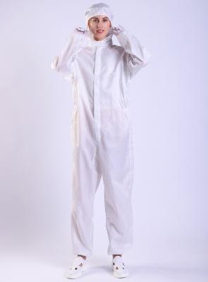 China Disposable Cleanroom Coverall Anti Static Workwear Clothing Polypropylene with Zipper for sale