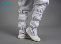 China 0.5cm Grid Safety Cleanroom ESD Shoes Electronic Factor for sale
