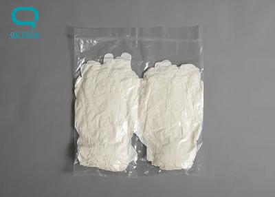 China 6g 12in White Nitrile Cleanroom Gloves Ambidextrous Powder Free for sale