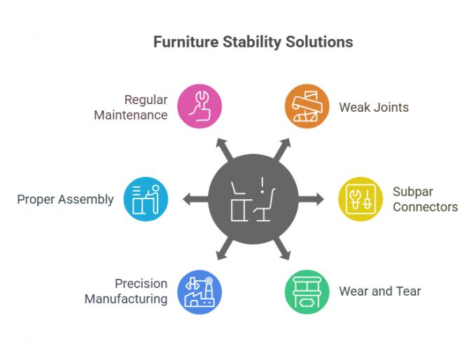 latest company news about Preventing Wobbly Furniture: The Role of Proper Connectors 0