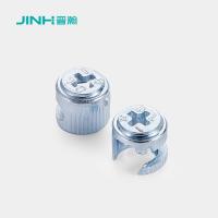 China 13.5mm Height Steel Cam Lock Nuts Customized For Furniture Connection for sale