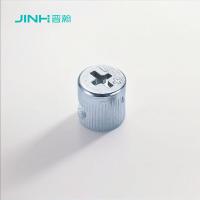 China 12.5mm Height Zinc Plated Locking Cam Nut Furniture Cam Connector for sale