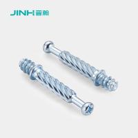 China 40mm Steel Minifix Spreading Bolts With M6 Thread, Furniture Cabinet Connector for flat packed furniture for sale