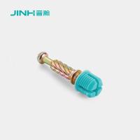 China 32mm Length Minifix Connecting Bolts OEM Customizable Furniture Panel Connector for sale