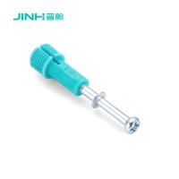 China Jh-2138 Steel Minifix Spreading Bolts 36mm Furniture Panel Connector For Rta Furniture for sale
