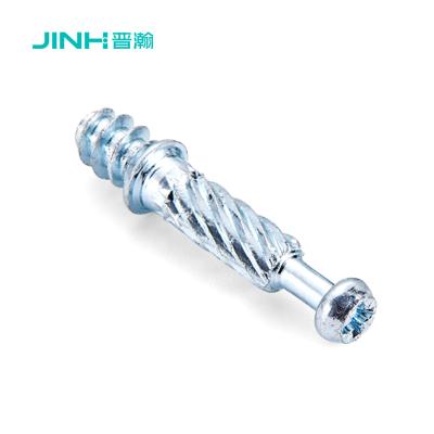 China Compact Minifix Connecting Bolts Professional Furniture Panel Connector For Desk Adjustments for sale