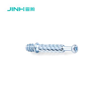 China 12N Torque Minifix Connecting Bolts Blue Zinc Plated For Knockdown Furniture for sale