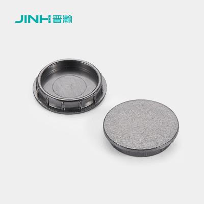 China 11.5mm Diameter Screw Cover Caps Cabinet Fittings For Flat Packed Furniture for sale