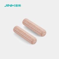 China 30mm Length Wooden Dowel Pegs Fluted Dowel Rod OEM For RTA Furniture for sale