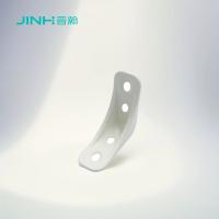 China Furniture Fixing Plastic Corner Brackets 15x30mm Size In Industrial Applications for sale