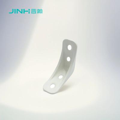 China Furniture Fixing Plastic Corner Brackets 15x30mm Size In Industrial Applications for sale