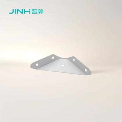 China 235x103x61mm Metal Corner Brackets Triangle Furniture Hardware OEM for sale