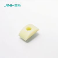 China 33*11mm Size Plastic Half Moon Bed Washers Furniture Fixing Half Moon Threaded Nuts for sale