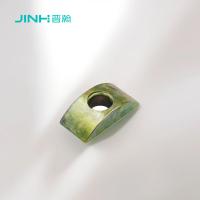 China Easy Installation Metal Half Moon Nuts 33x11mm Size For Modular Furniture Assembly Connections for sale