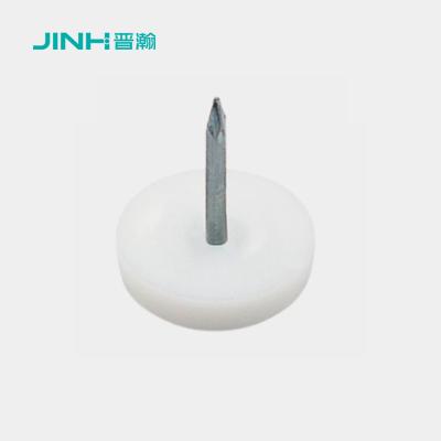 China High Stability Furniture Feet Nail Plastic Nail Glides OEM Hardware Noise Reduction for sale