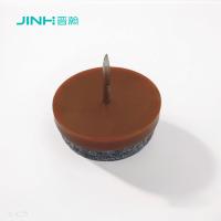 China 15MMx21.3MM Size Furniture Feet Nail Zinc Plated For Wood Furniture Leg for sale